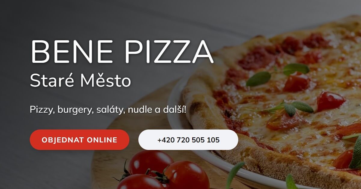 Bene Pizza Frýdek Místek | Pizza, burger, saláty,